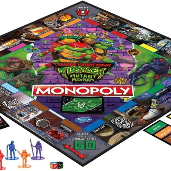 Nickelodeon | Toys | Monopoly Teenage Mutant Ninja Turtles Mutant ...